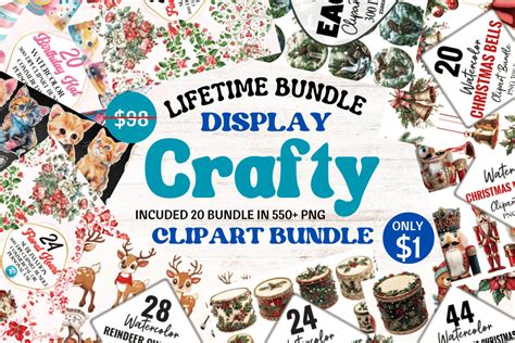The Crafty Mega Clipart Png Bundle Bundle · Creative Fabrica