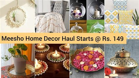 Meesho Home Decor Haul Start 194 Best Decoration Items For Festival