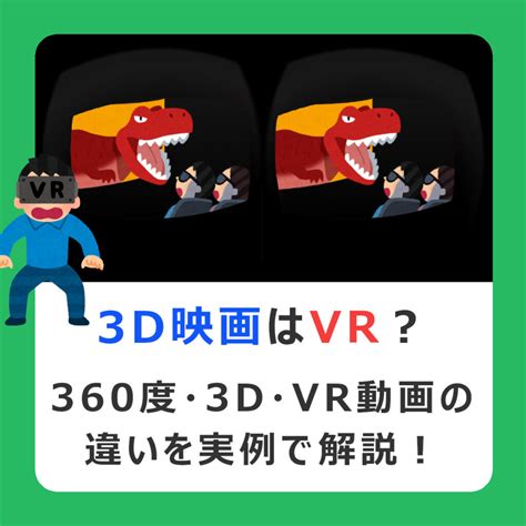 【動画例多め】360度動画・3d動画・vr動画の違いを分かりやすく解説！