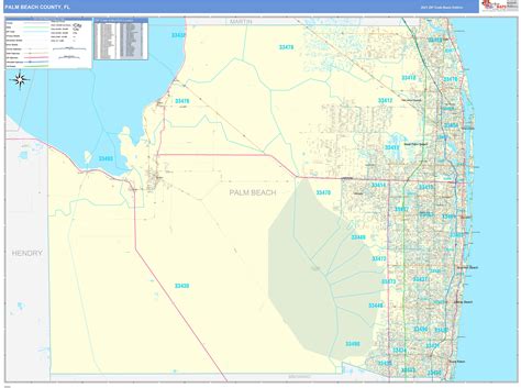 Palm Beach County Zip Code Map Map