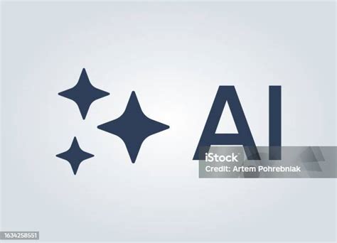Ai 아이콘입니다 인공 지능 로고 기계 학습 이미지 및 텍스트 기호를 생성합니다 컴퓨터 도움말 도우미 벡터 그림입니다 인공지능에