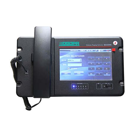 Mag6589 Ip Network Paging Station On Wall Type