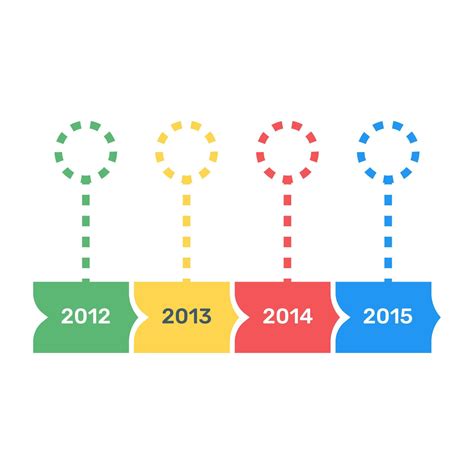 A Timeline Infographic Icon In Flat Design 6206631 Vector Art At Vecteezy