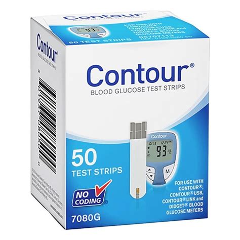 Buy Contour Blood Glucose Test Strips 50 Test Strips Dock Pharmacy