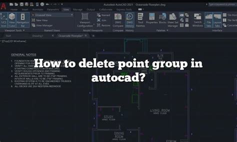 How To Delete Point Group In Autocad