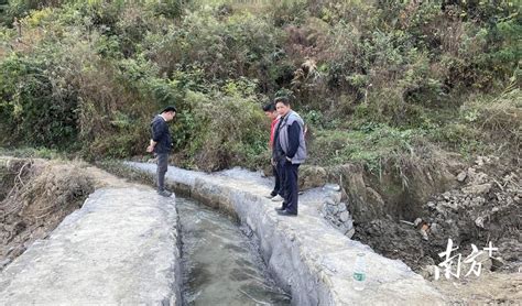 2000亩农田灌溉难，大湾镇驻镇帮镇扶村工作队为民“解渴”塘村水渠英德市