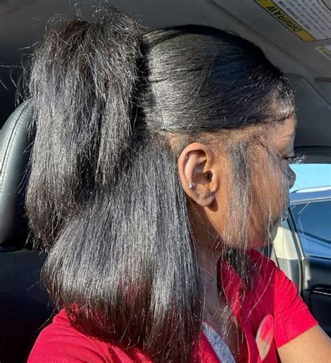 Pin By Kinchilla On Hair Variety Straight Hairstyles Natural Hair