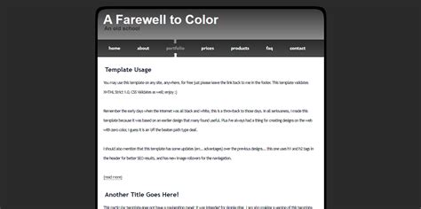 HTML PROJECT Simple Templates
