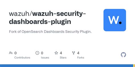 Github Wazuhwazuh Security Dashboards Plugin Fork Of Opensearch