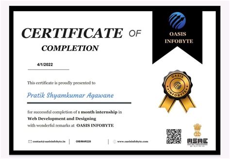 Internship Thankful Webdevelopment Oasisinfobyte Intern Pratik