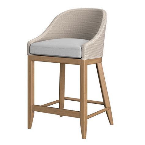 Rh Marisol Seagrass Slope Stool 3d Model Cgtrader
