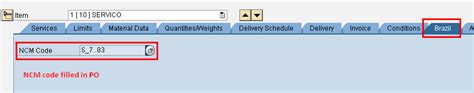 Ncm Code Is Not Coming From Po Sap Community