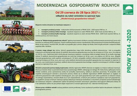 Modernizacja Gospodarstw Rolnych