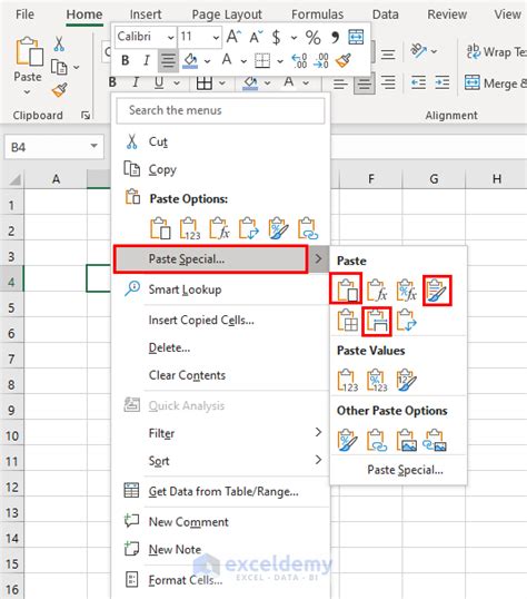 How To Copy And Paste Without Changing The Format In Excel