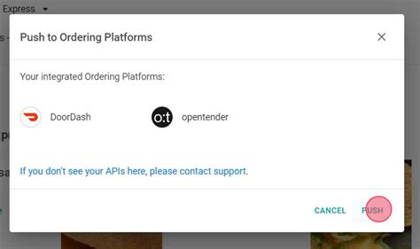 Make Edits To Your Menu Using The Edit Menu Function Checkmate