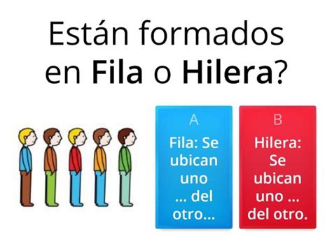 Diferencia entre fila y hilera Cuál es cuál