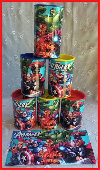 Cofrinho Personalizado Avengers Elo7 Produtos Especiais
