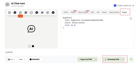 Hugeicons Flutter 图标库 4000 开源免费 Flutter技巧 Segmentfault 思否