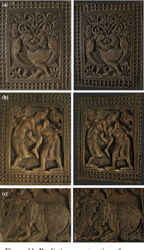 figure 11 from and haptic rendering of ancient woodcarvings in