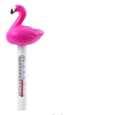 Thermomètre De Piscine Flottant Thermomètre De Piscine Solaire Flamant