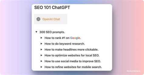 the best notion templates for seo