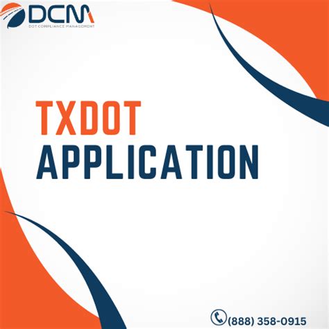 Txdot Application