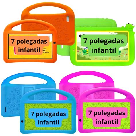 Capa Emborrachada Infantil Adaptavel P Tablet Everex 7 Polegadas Shopee Brasil