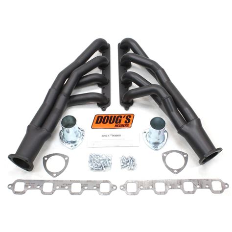 Dougs Headers D669y 1b 1 3 4 Tri Y Header Ford Mustang 351w 67 70 Hi Temp Black Coating