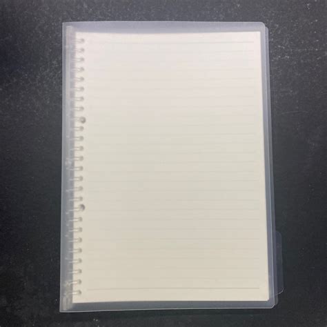 Clear Binder Notebook Hobbies And Toys Stationary And Craft Stationery