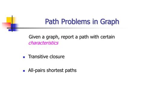 ppt improved randomized algorithms for path problems in graphs
