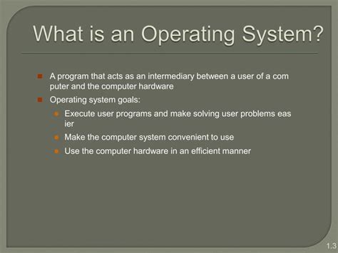 Operating System Introduction Basics Of Operating System Definition Meaning Advantages
