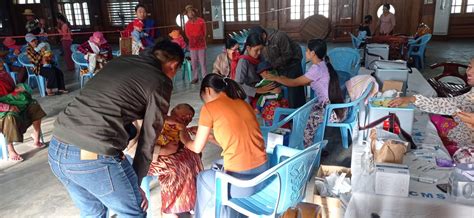 ကသာမြို့တွင် ပုံမှန်ကာကွယ်ဆေးထိုး ဆေးတိုက်ကျွေးခြင်းလုပ်ငန်းကို မွေးကင်းစကလေးမှစ၍ ၂ နှစ်အောက