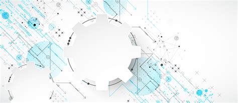 Blue Minimal Lines Abstract Circuit Board Vector Image