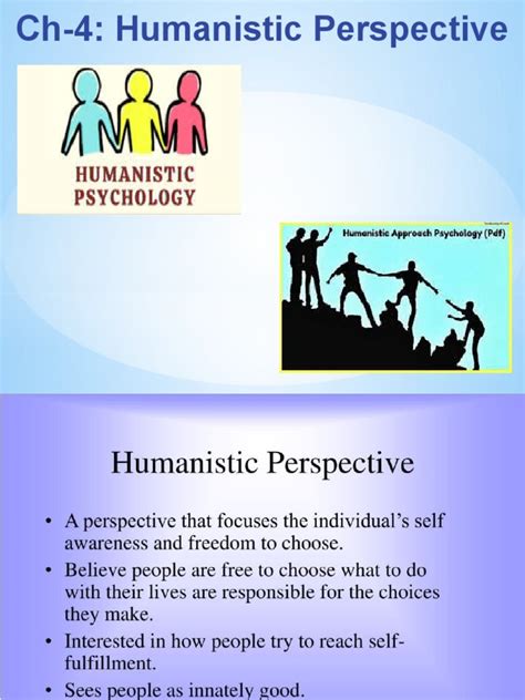 Ch 6 Humanistic Perspective 1 Pdf