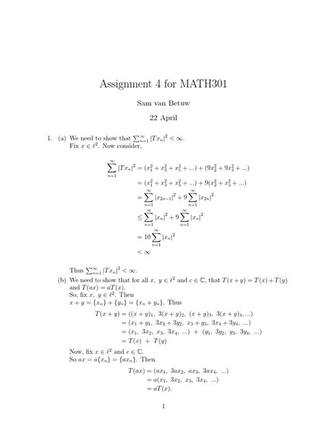 Math Assignment 4 Pdf