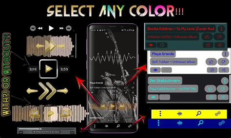 Última Versão De Poweramp Skin Rocknroll 1 Para Android