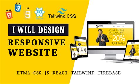 Create Frontend Web Applications Using Html Js And React Js By Rashidmsi Fiverr