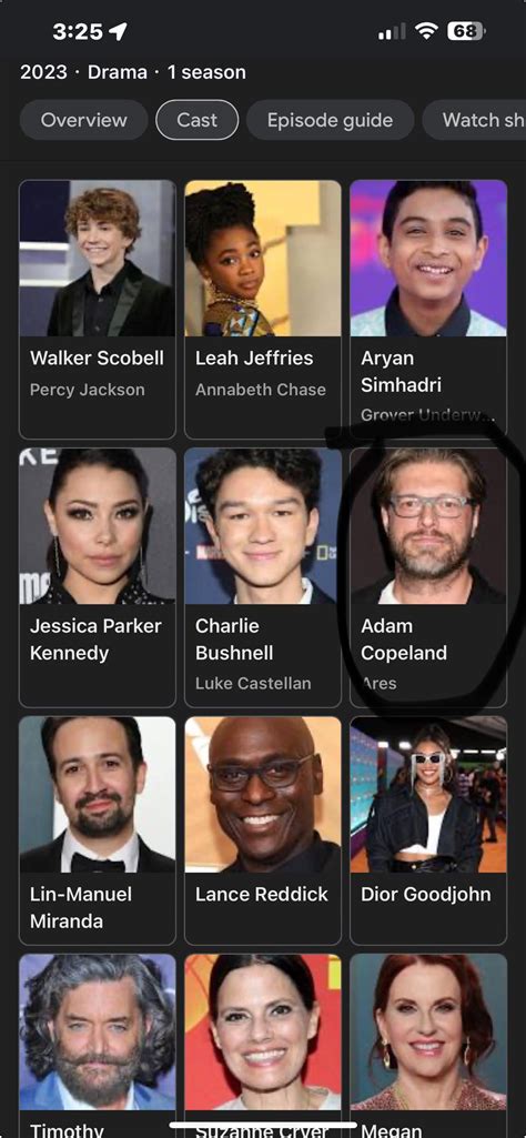 I Just Found Edge In The New Percy Jackson And The Olympians Tv Show R Brandonde