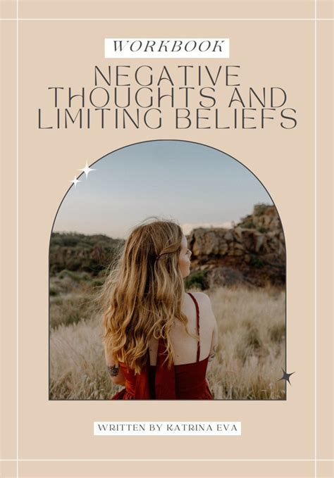 Overcoming Limiting Beliefs And Negative Thoughts Workbook Natural Etsy