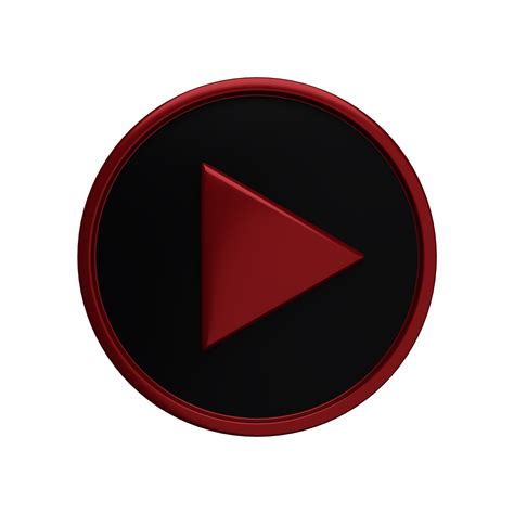 D Realistic Video Icon Isolated On Transparent Background Png