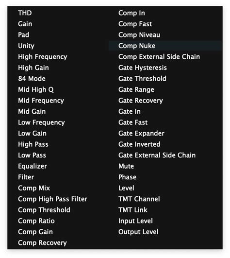 Controllable Parameters With Macros Questions About UNIFY