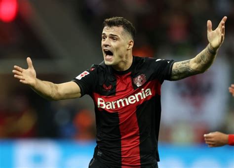 Granit Xhaka Using Arsenal Collapse To Inspire Bayer Leverkusen Title