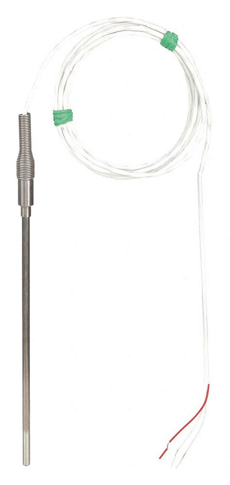 Rtd 3 Wire Pt100 Temperature Probe 3fwx6rtd00602 Grainger