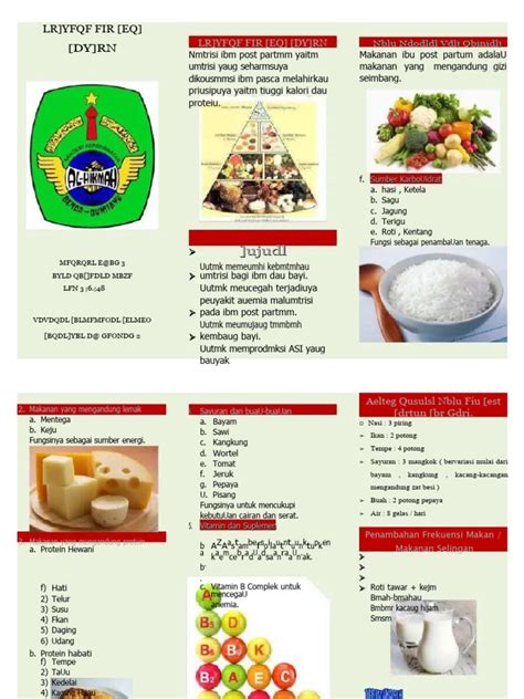 Pdf Leaflet Nutrisi Post Partum Compress Pdf