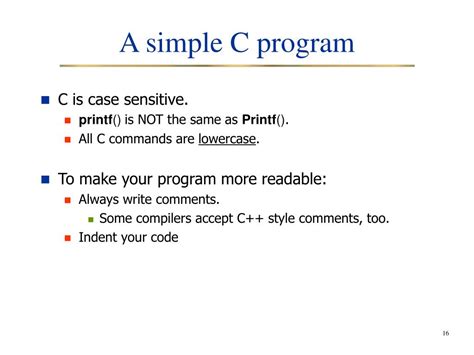 Ppt A Simple C Program Powerpoint Presentation Free Download Id 391874