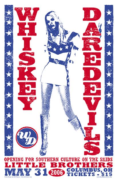 Whiskey Daredevils Columbus Poster Behance