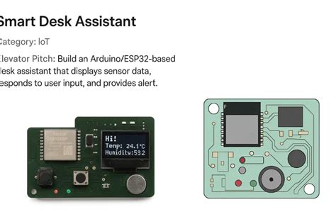 Smart Desk Assistant Arduino Esp32 Based Project