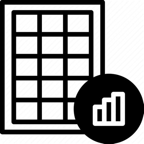 Spreadsheets Analysis Data Table Chart Icon Download On Iconfinder