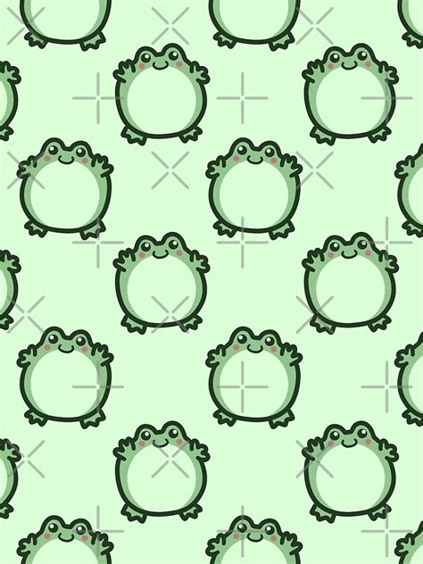 Cute Frog Pattern T Shirt For Sale By Saradaboru Redbubble Frog
