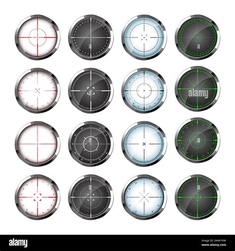 Chrome Weapon Sights Sniper Rifle Optical Scopes Hunting Gun